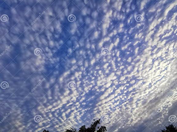 Cloud ripples stock image. Image of summer, cloud, blue - 321410959
