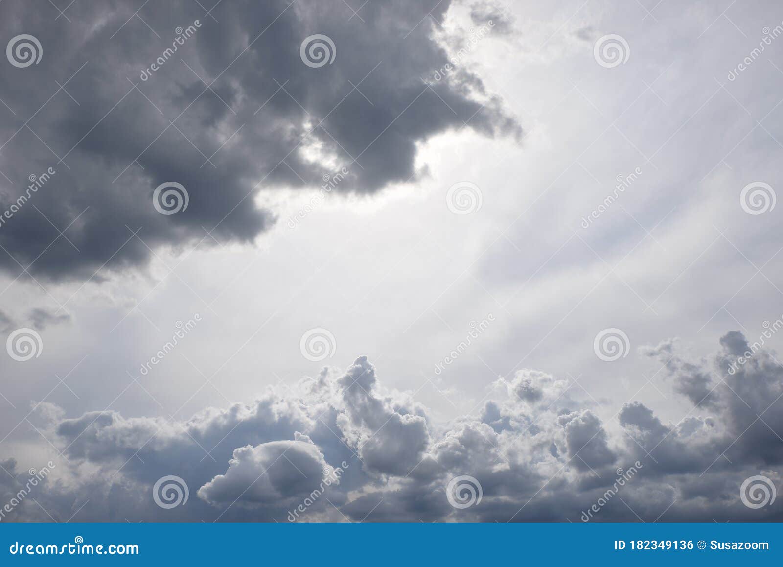 Grey Rain Clouds Above The Cascata Do Poco Do Bacalhau Stock ...