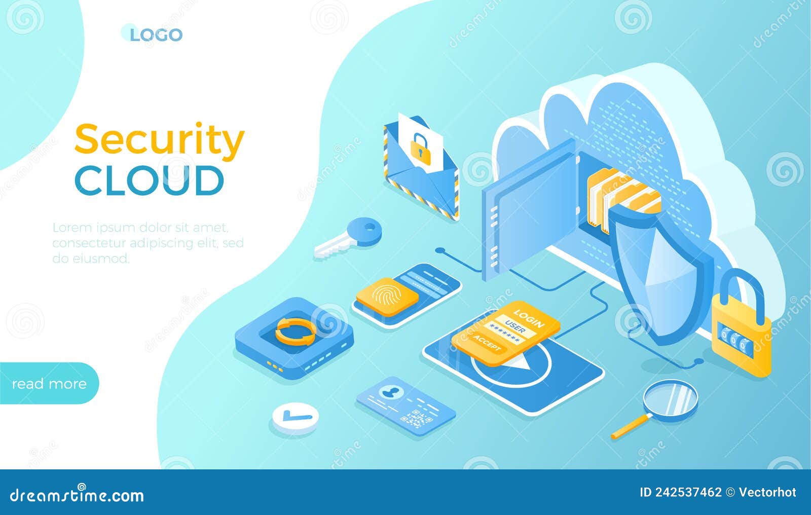 Cyber Network Security Blockchain Data Encryption Binary Computer Code Vector Illustration