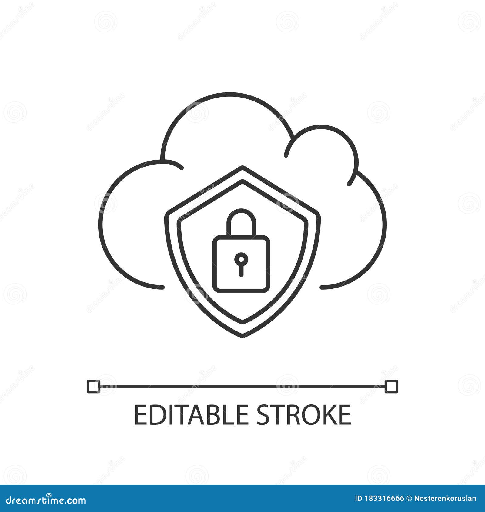 Cyber Cloud Line Drawing Stock Illustrations – 254 Cyber Cloud Line ...