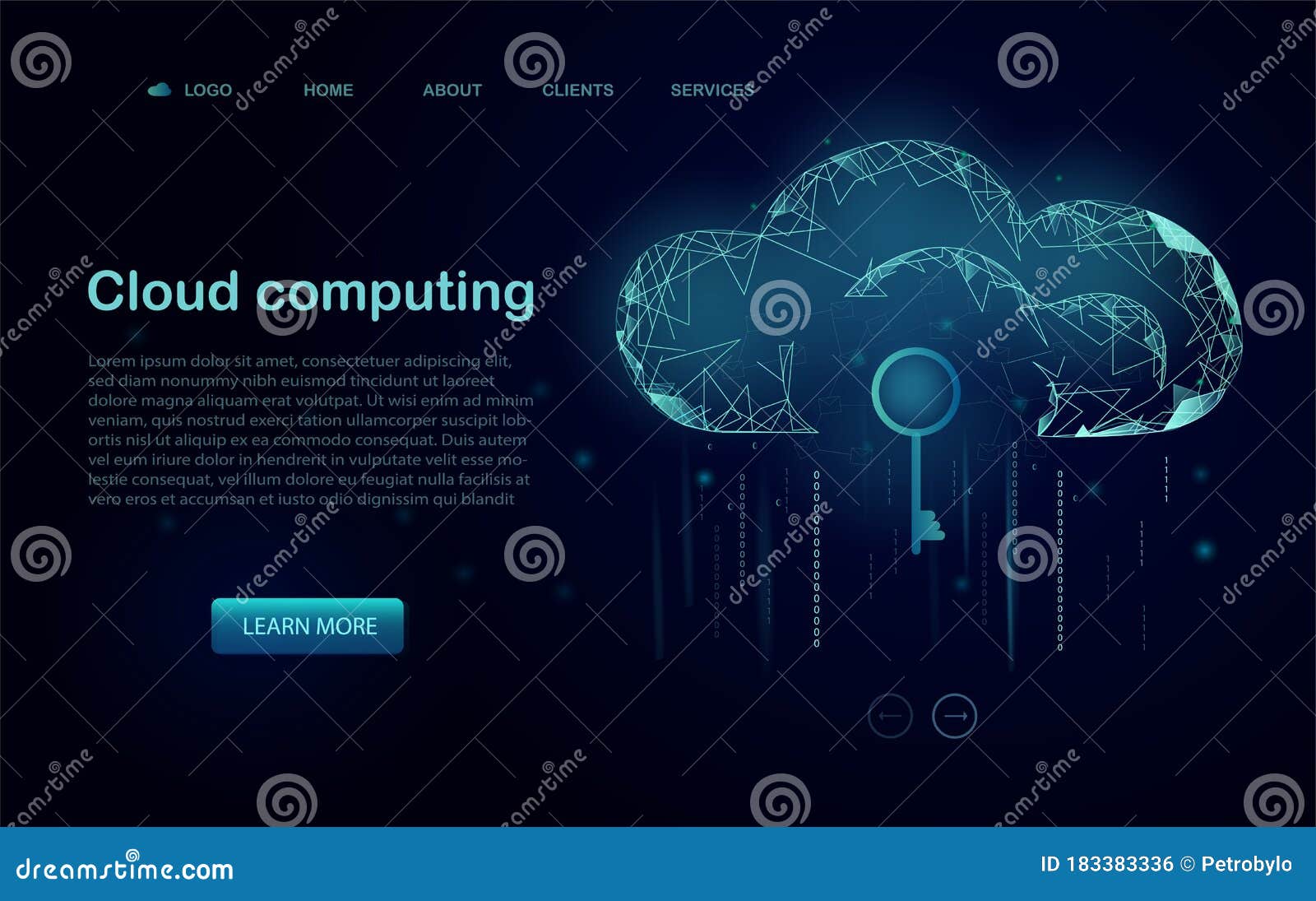 Cloud Computing Concept. Cloud Services. Mobile App. Internet ...