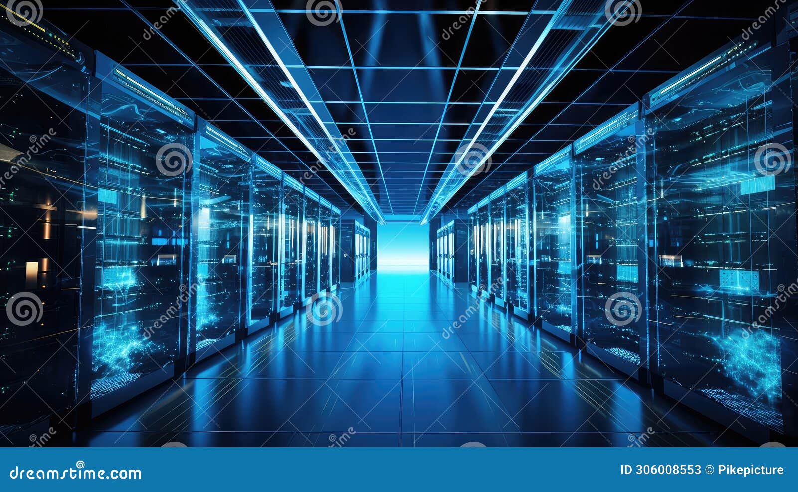 Cloud server farm stock illustration. Illustration of data - 306008553