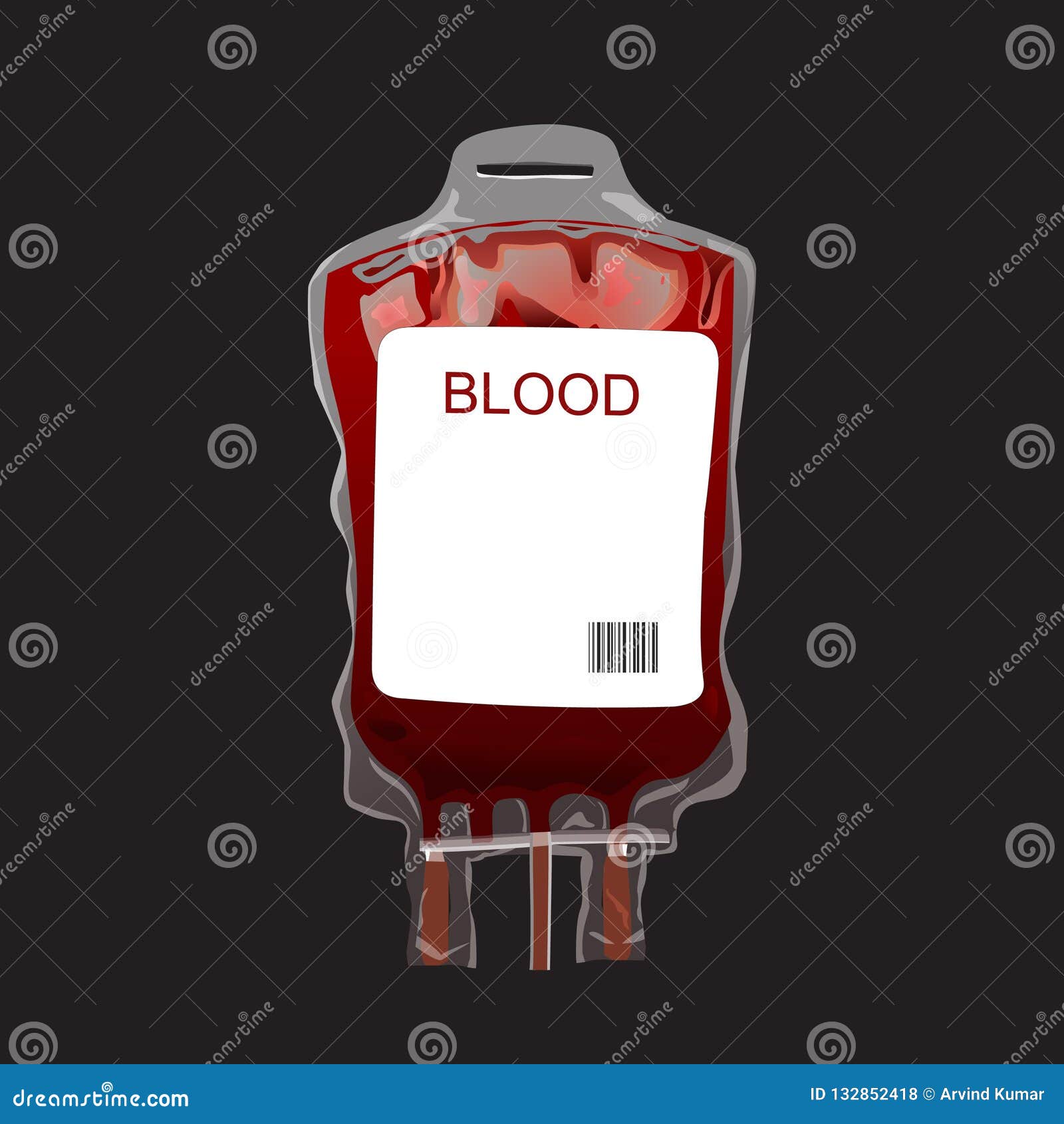 Blood Transfusion - Package with Donated Red Blood. Donation of Red ...