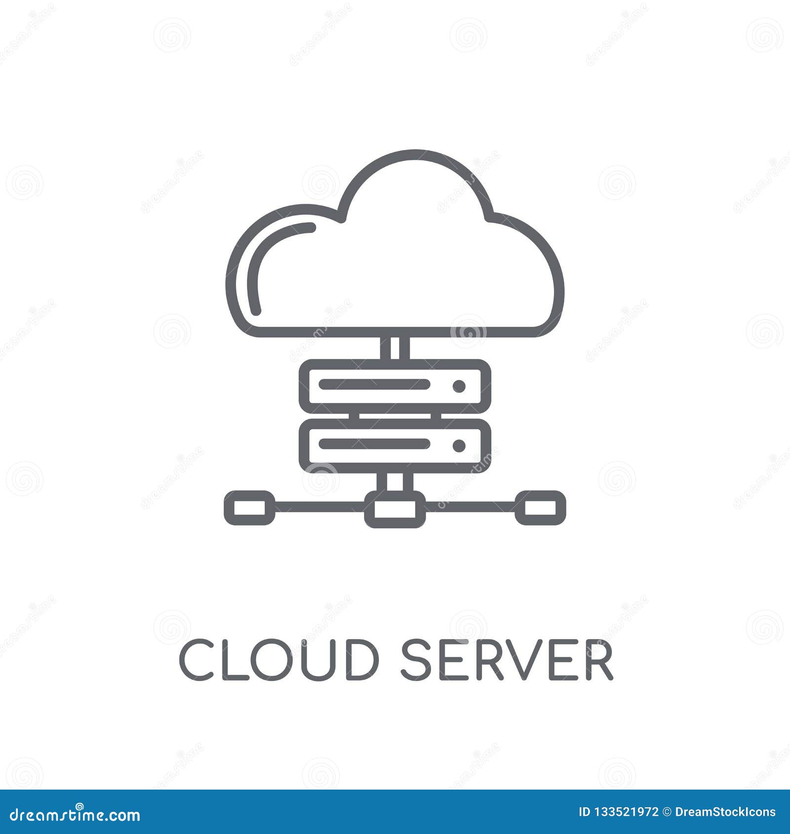 Cloud Server Symbol