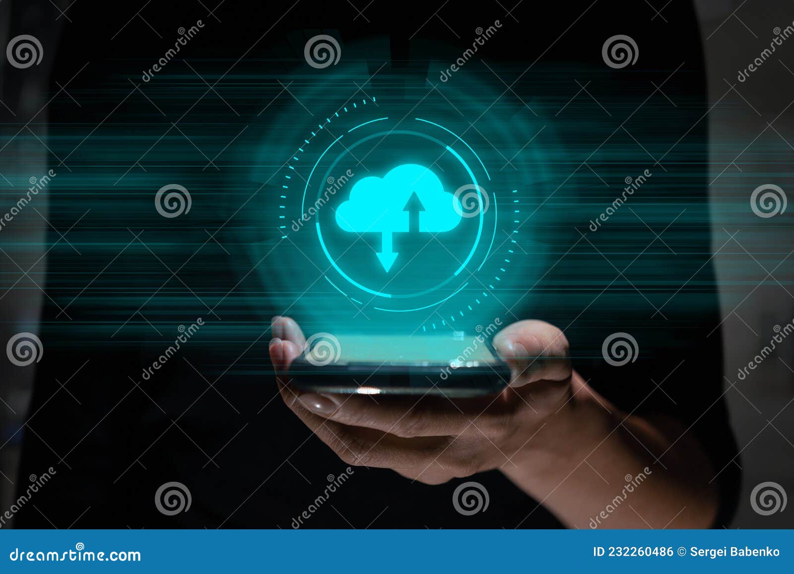 Graphs And File Folder With Label Human Resource Management. Royalty ...