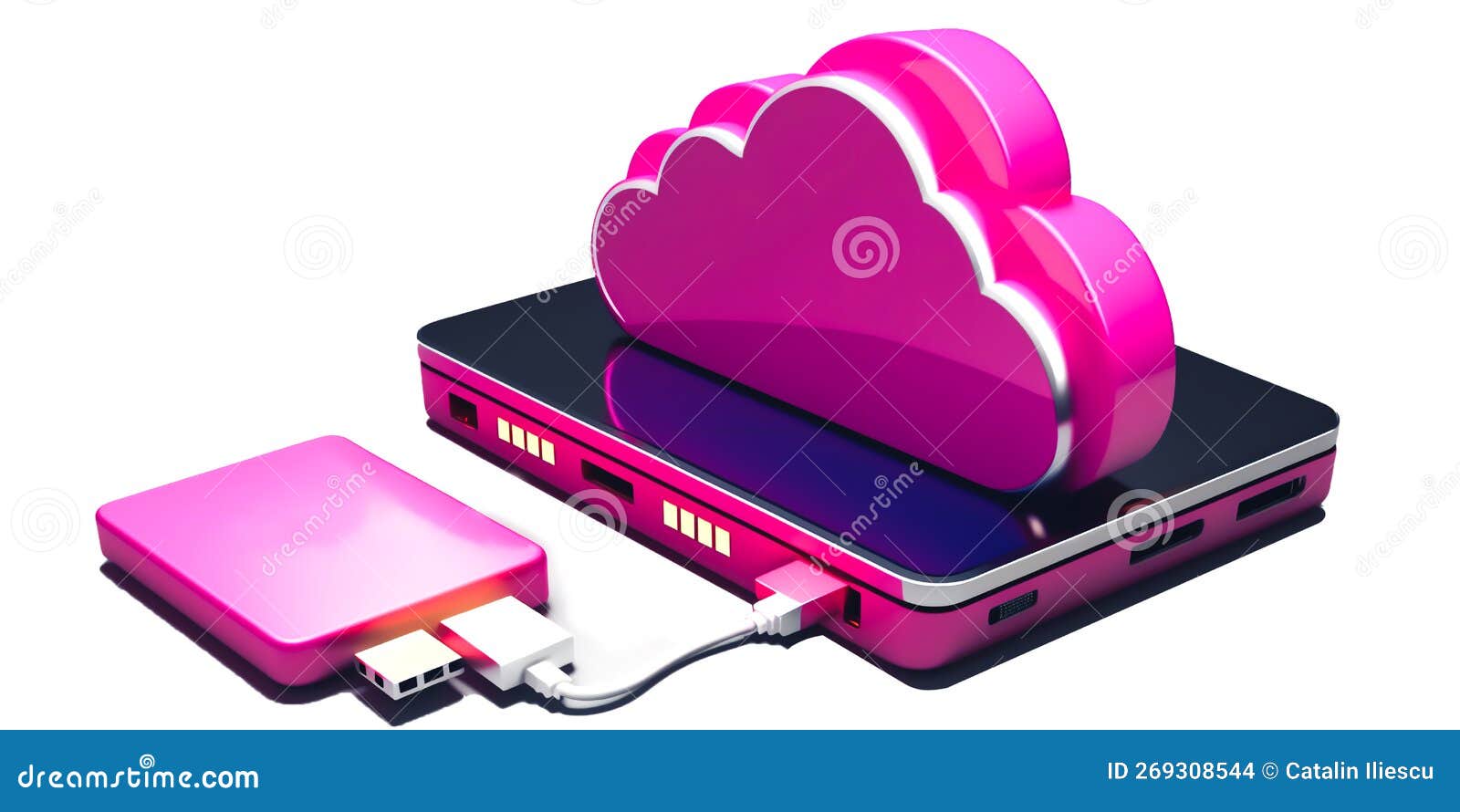 Cloud Services Powered by Artificial Intelligence, Futuristic Storage ...