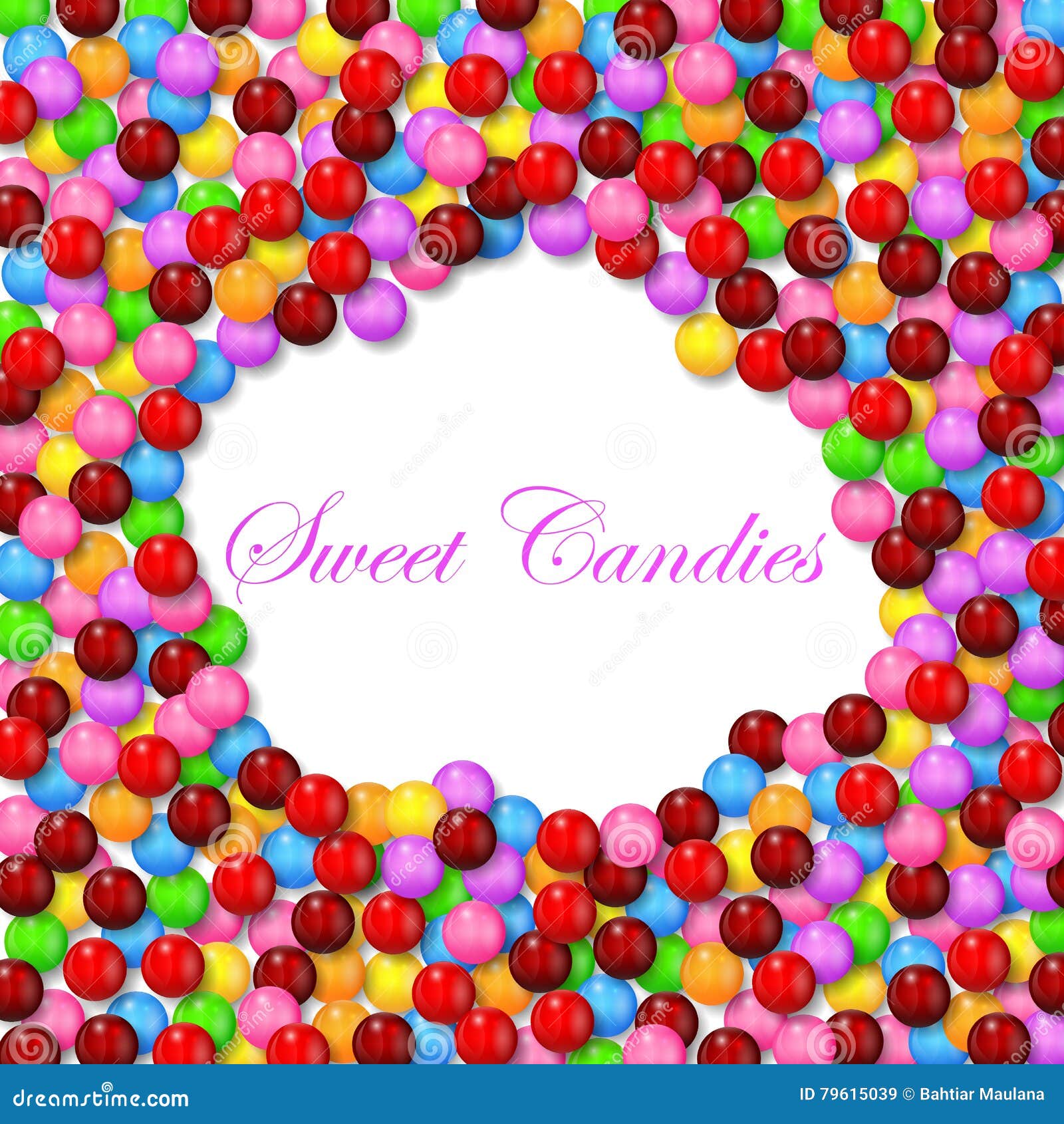 Gumballs Border Royalty-Free Stock Photography | CartoonDealer.com #67997