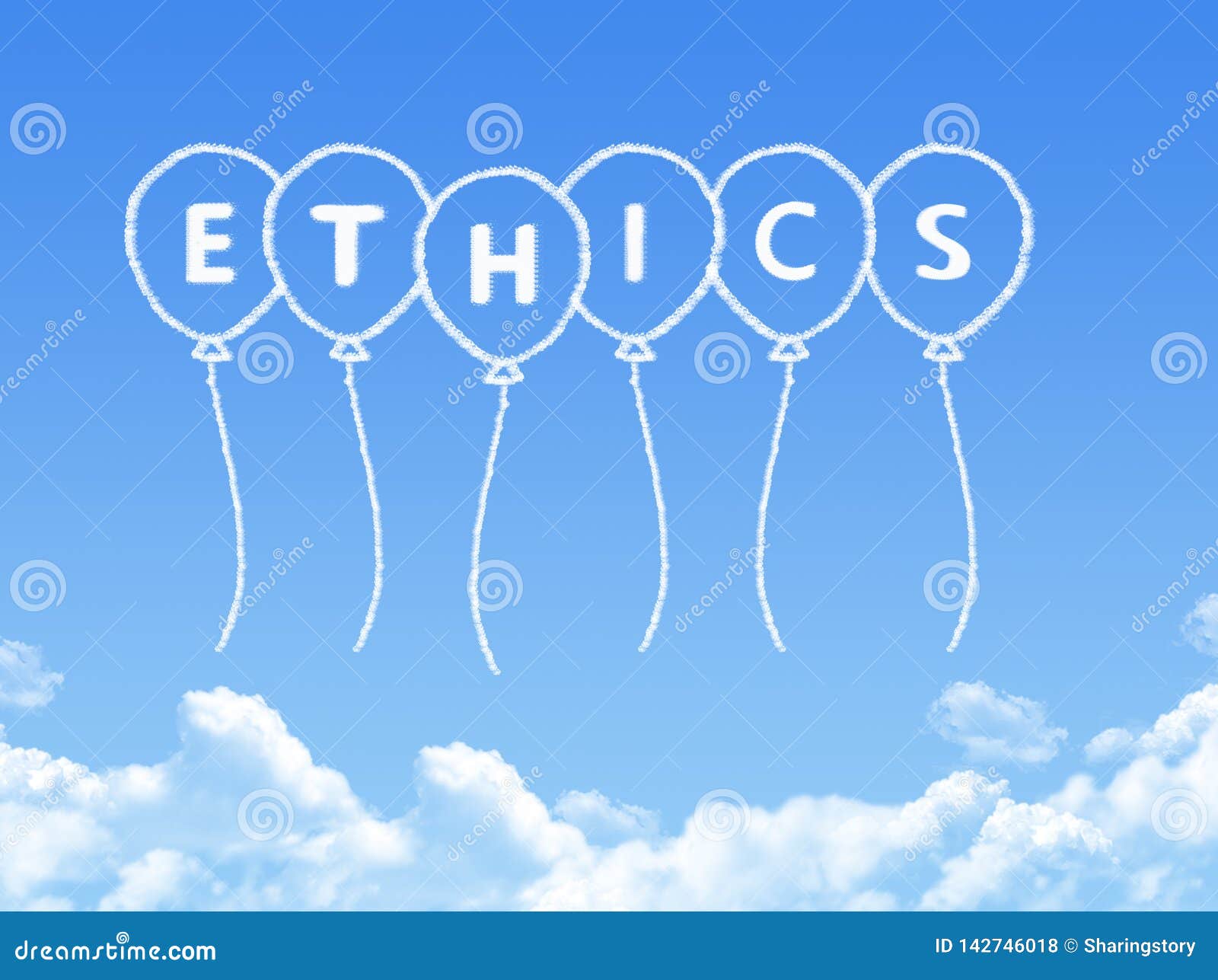 Ethics Message Bubble Word Cloud Collage, Concept Background Royalty ...