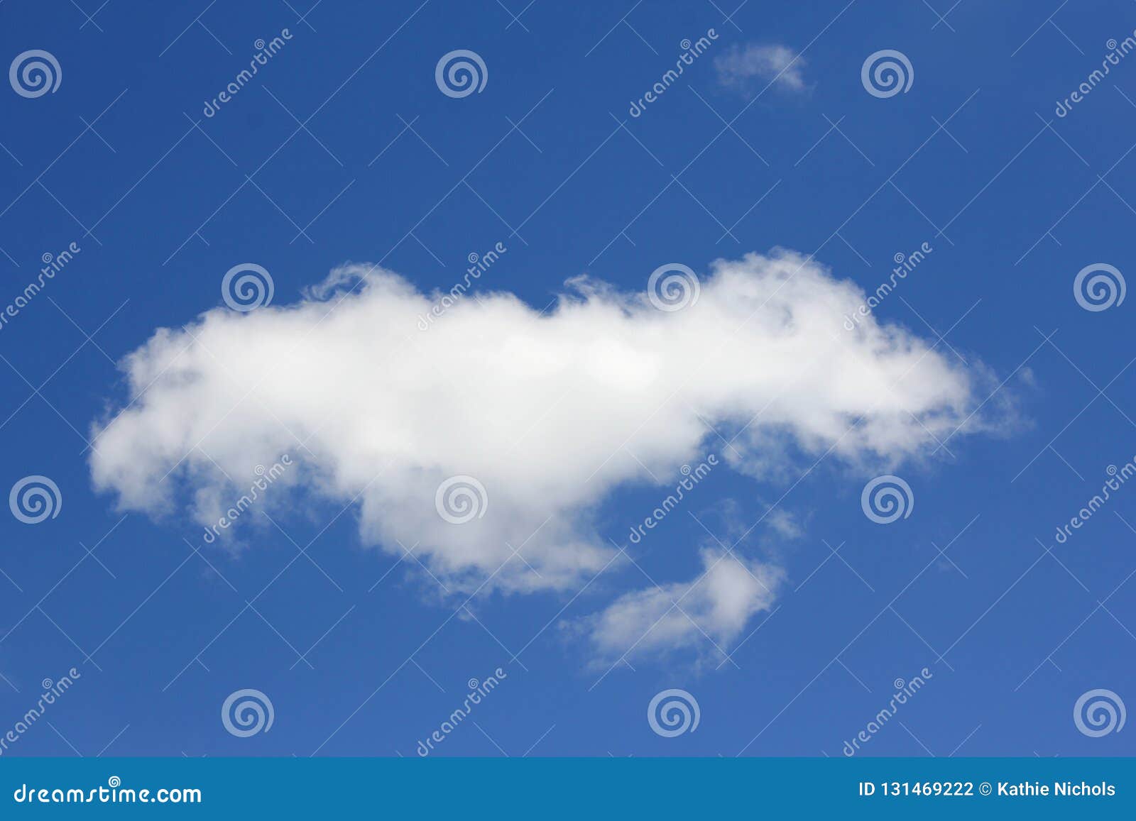 Cloud Shapes on Blue Sky, Abstract Clouds Shapes with Blue Sky ...