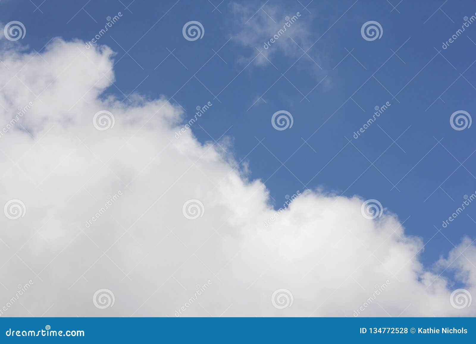 Cloud Shapes on Blue Sky, Abstract Clouds Shapes with Blue Sky ...
