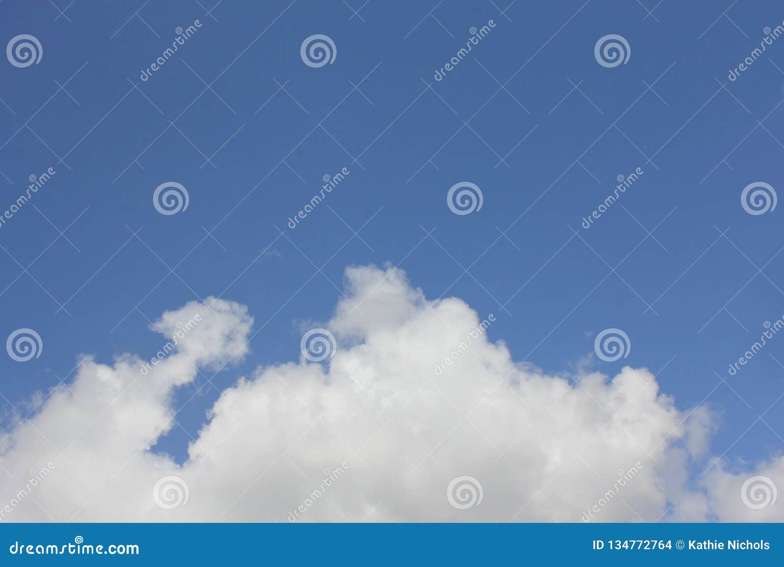 Cloud Shapes on Blue Sky, Abstract Clouds Shapes with Blue Sky ...