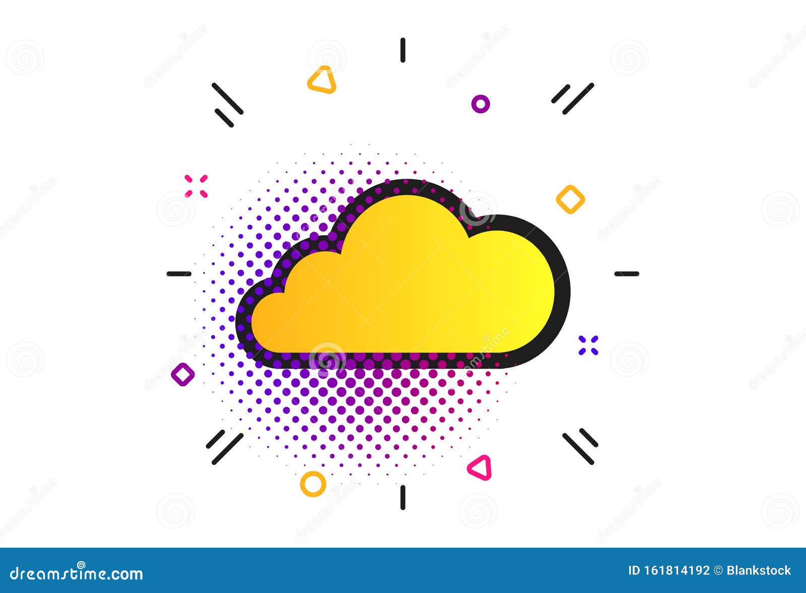 Cloud Sign Icon. Data Storage Symbol. Vector Stock Vector ...