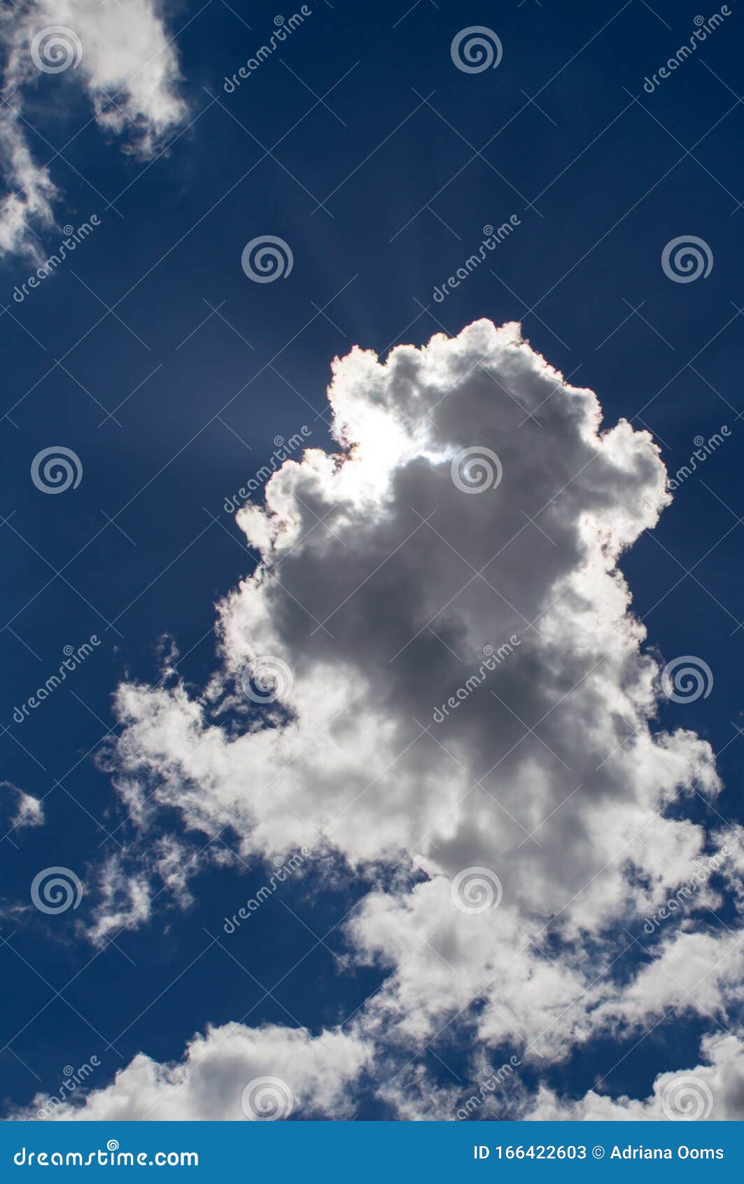 Cloud with silver lining stock image. Image of storm - 166422603