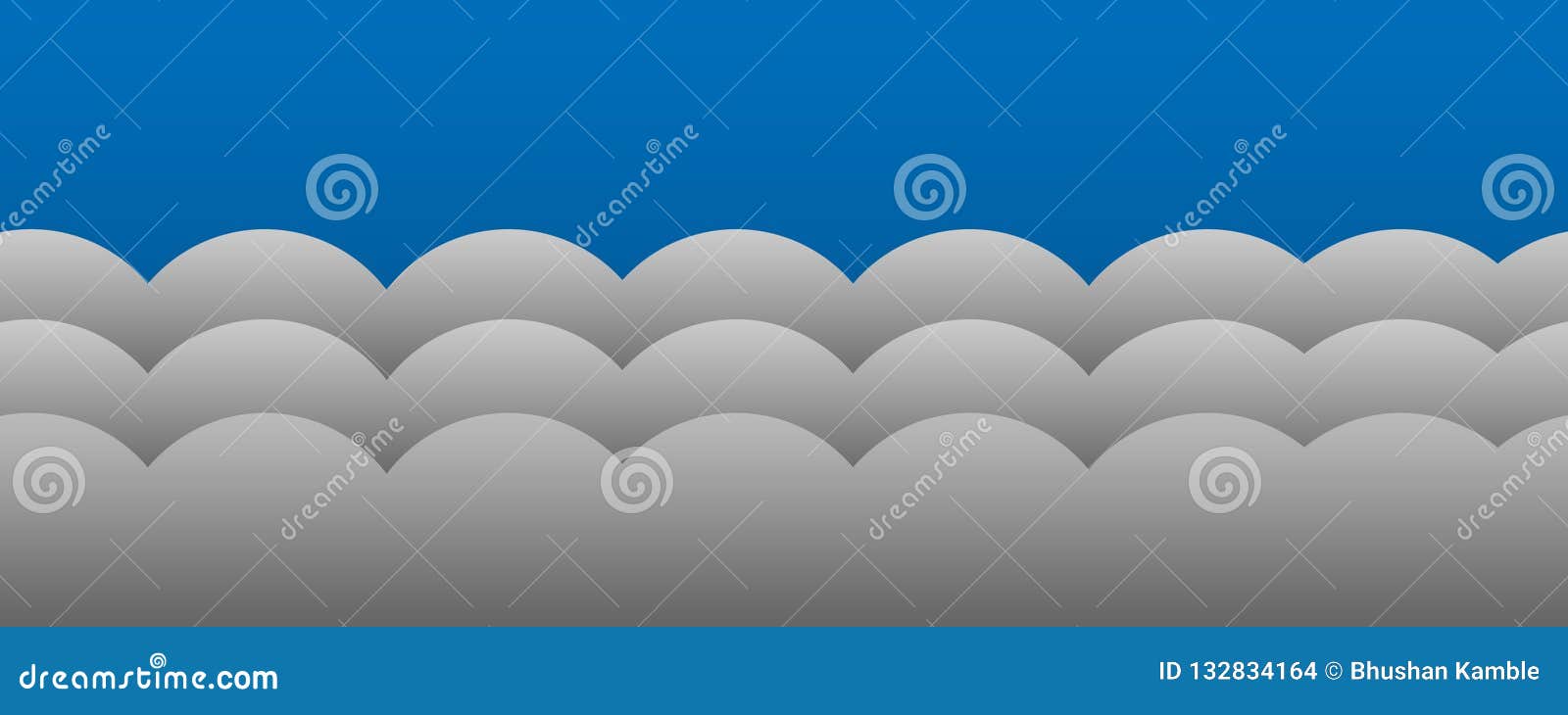 Cloud Sky Blue Waves Background Vector Images Stock Illustration ...