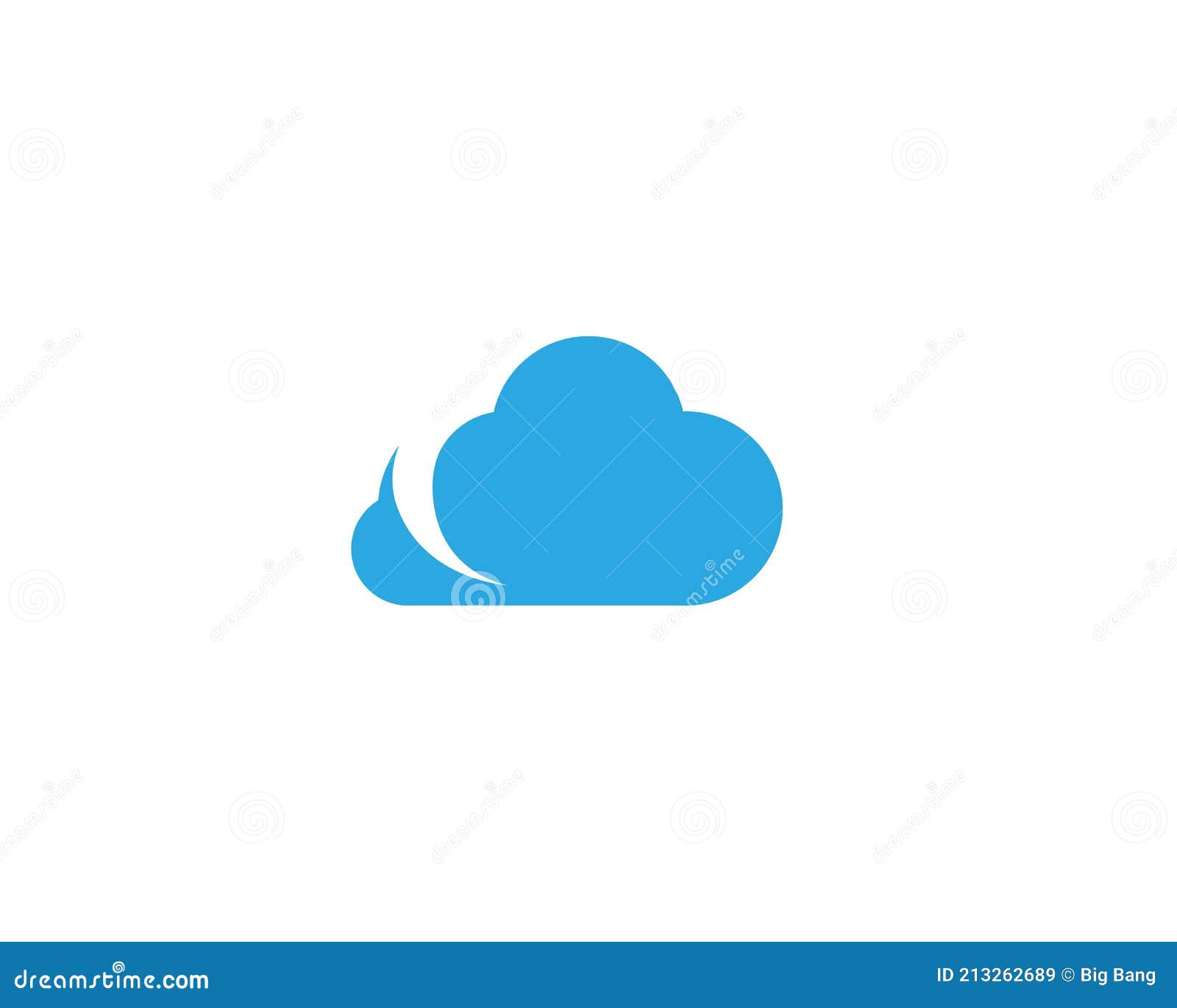 Cloud ,Sky Logo Tomplate stock vector. Illustration of fluffy - 213262689