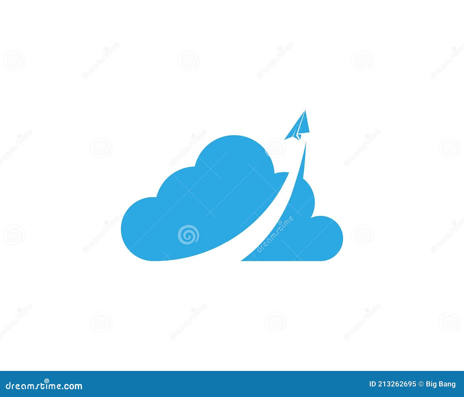 Cloud ,Sky Logo Tomplate stock vector. Illustration of isolated - 213262695