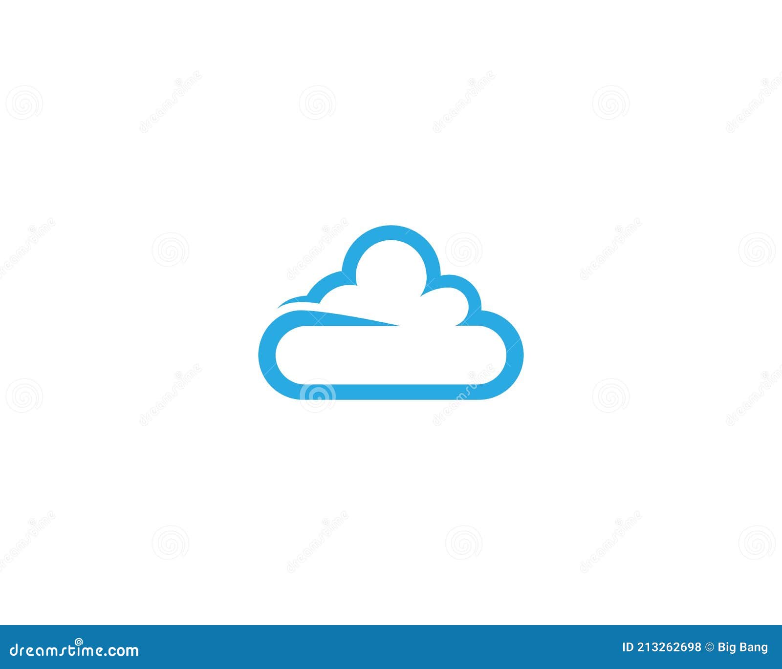 Cloud ,Sky Logo Tomplate stock vector. Illustration of isolated - 213262698