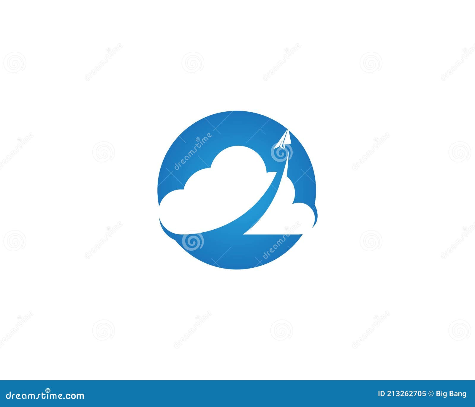 Cloud ,Sky Logo Tomplate stock vector. Illustration of nature - 213262705