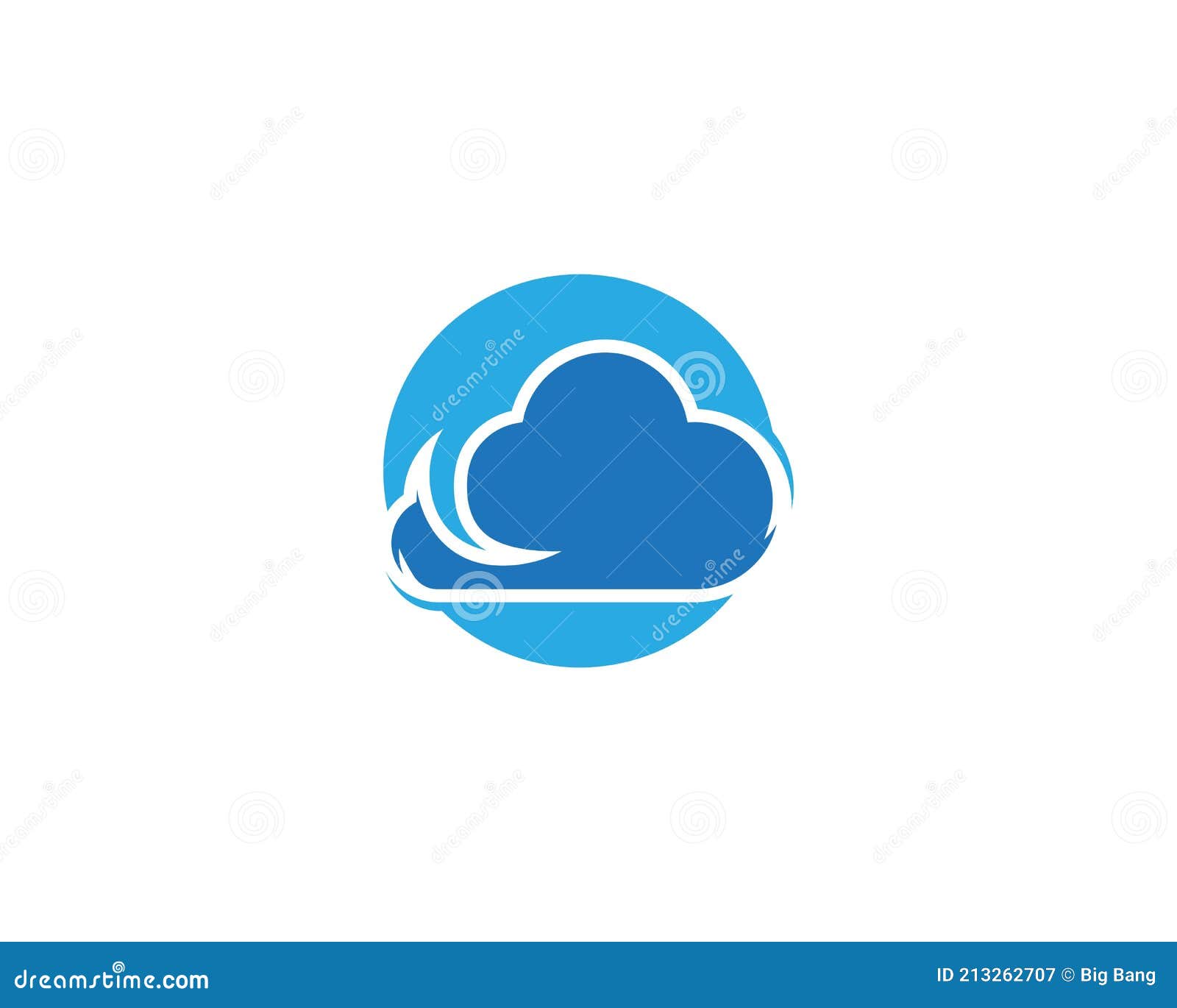 Cloud ,Sky Logo Tomplate stock vector. Illustration of logo - 213262707