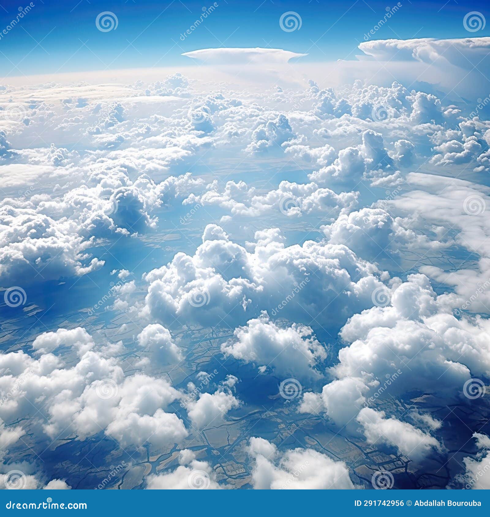 Cloud Sky from Top View Super High Quality Stock Photo - Image of ...