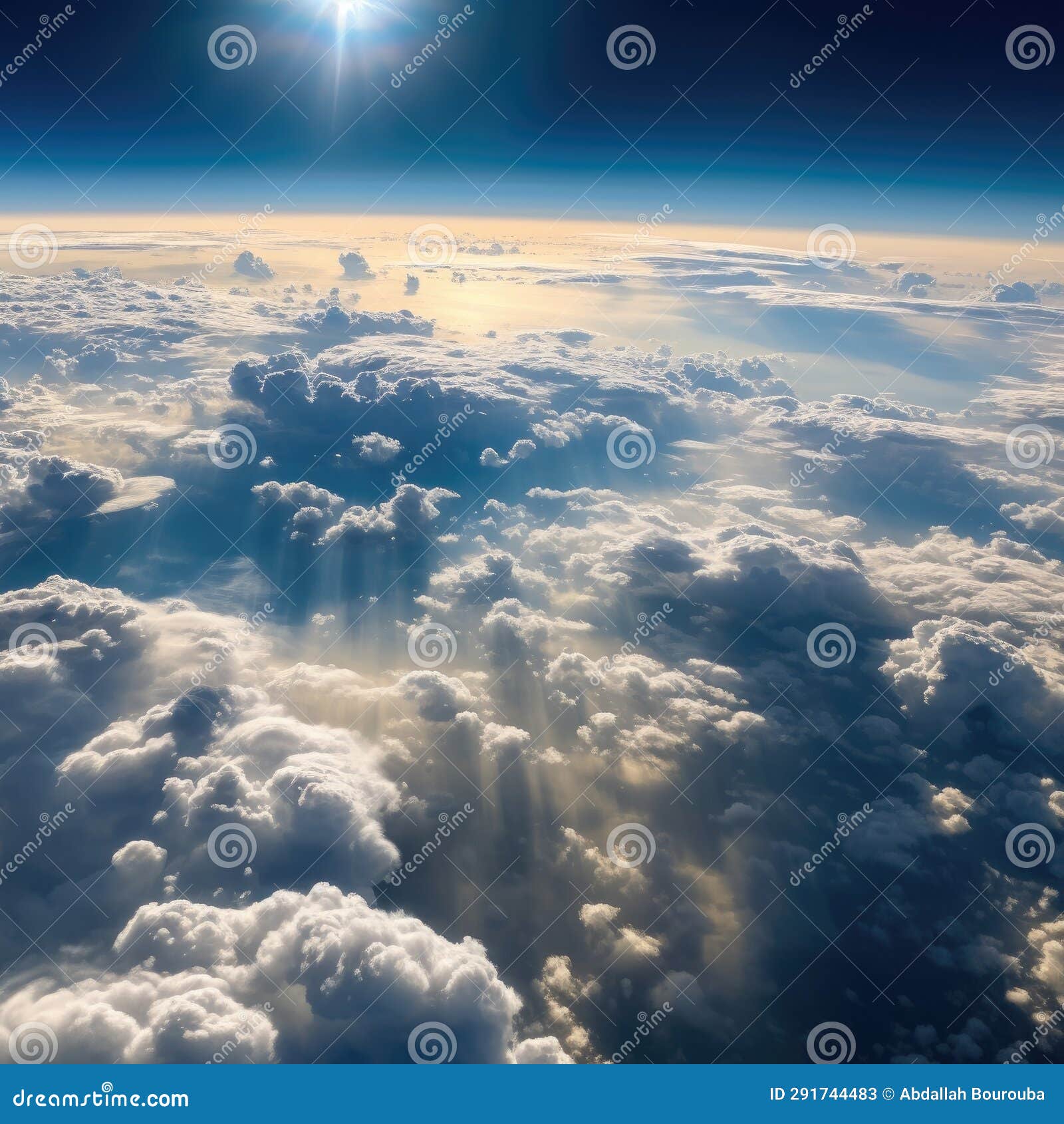 Cloud Sky from Top View Super High Quality Stock Image - Image of ...