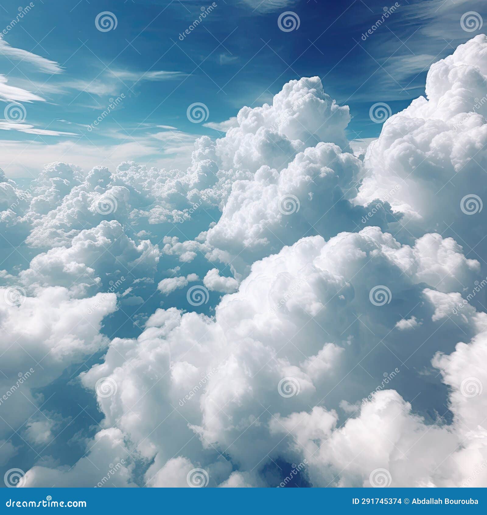 Cloud Sky from Top View Super High Quality Stock Photo - Image of ...