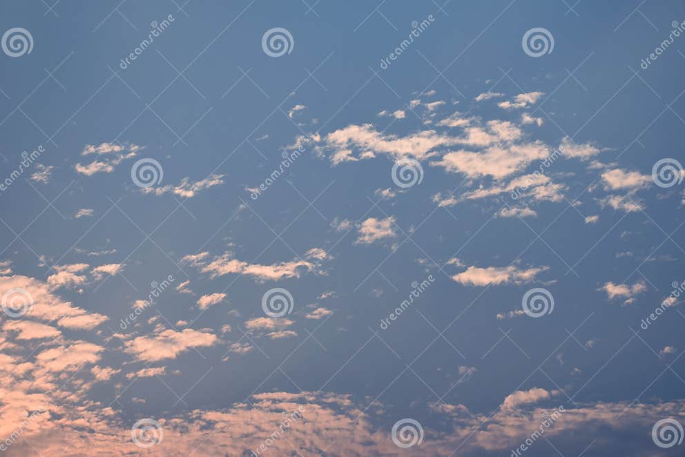 Cloud and Sky in Twilight Time after Sunset Stock Image - Image of open ...
