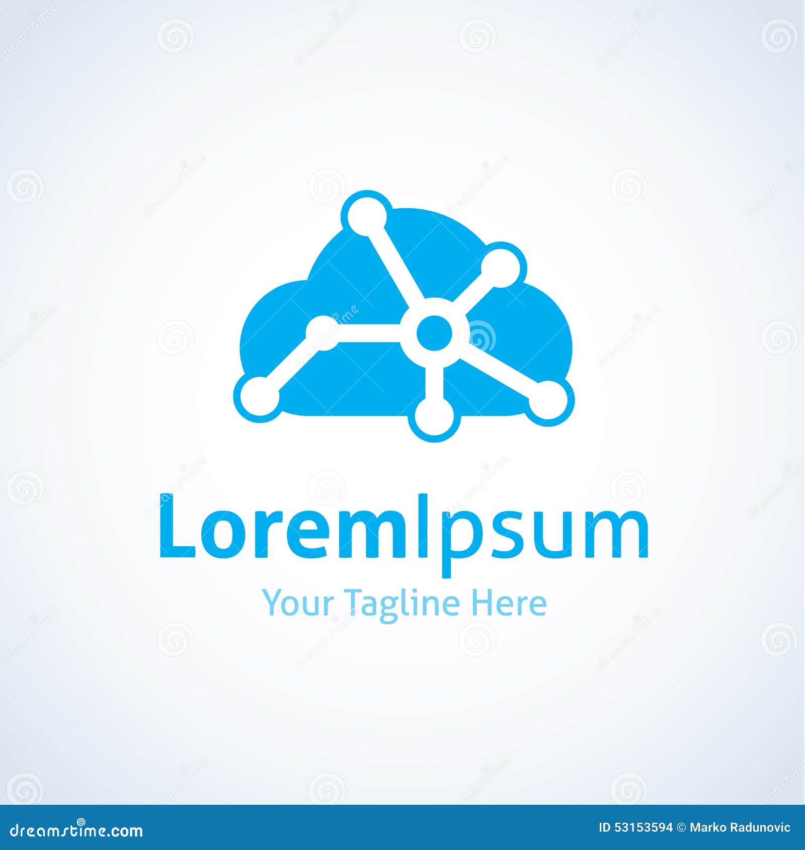 Cloud Smart System Networking Connection Integration Logo Icon Stock ...