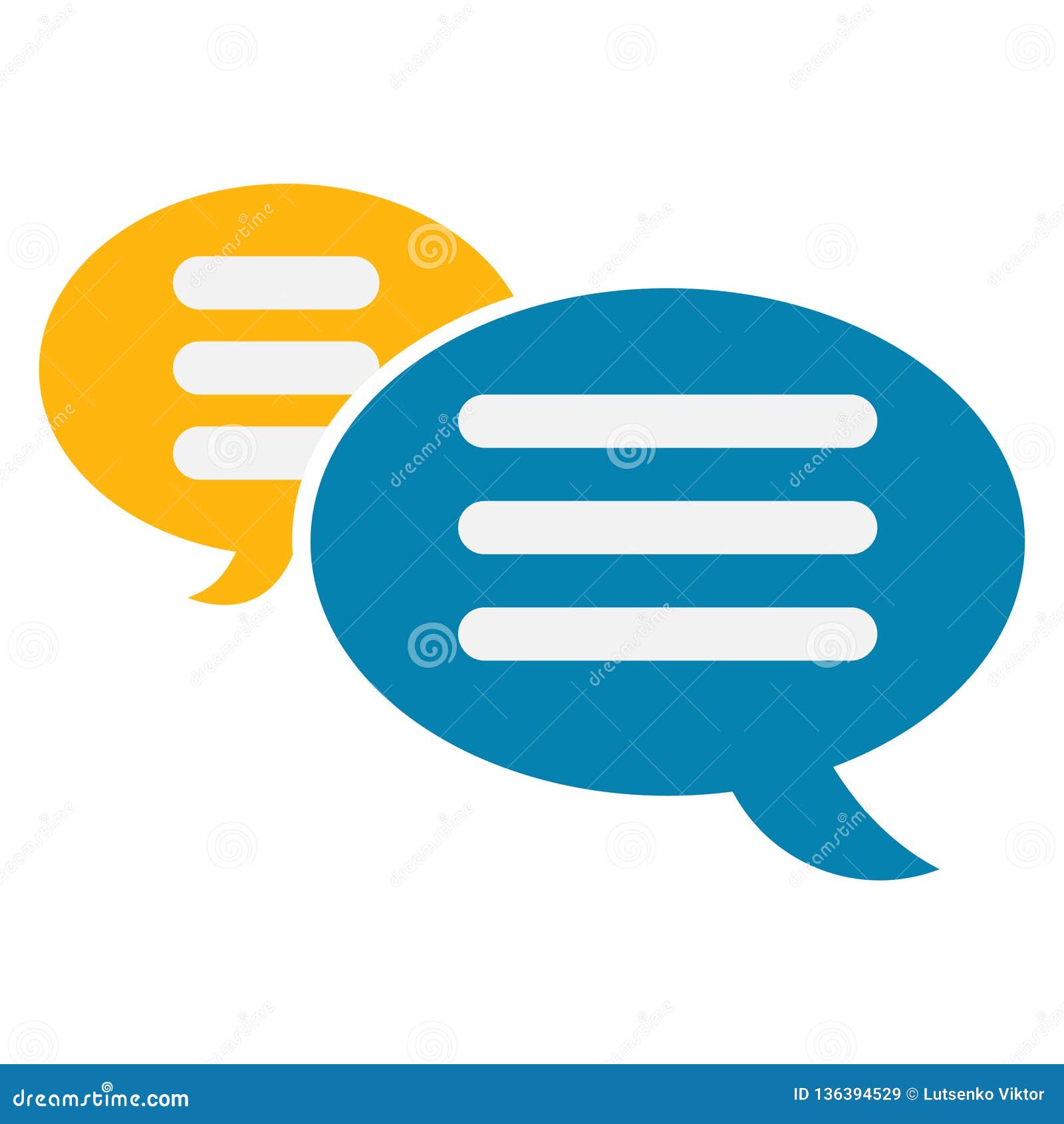 Fun the Cloud of Speaking Dialogue Icon Stock Vector - Illustration of ...