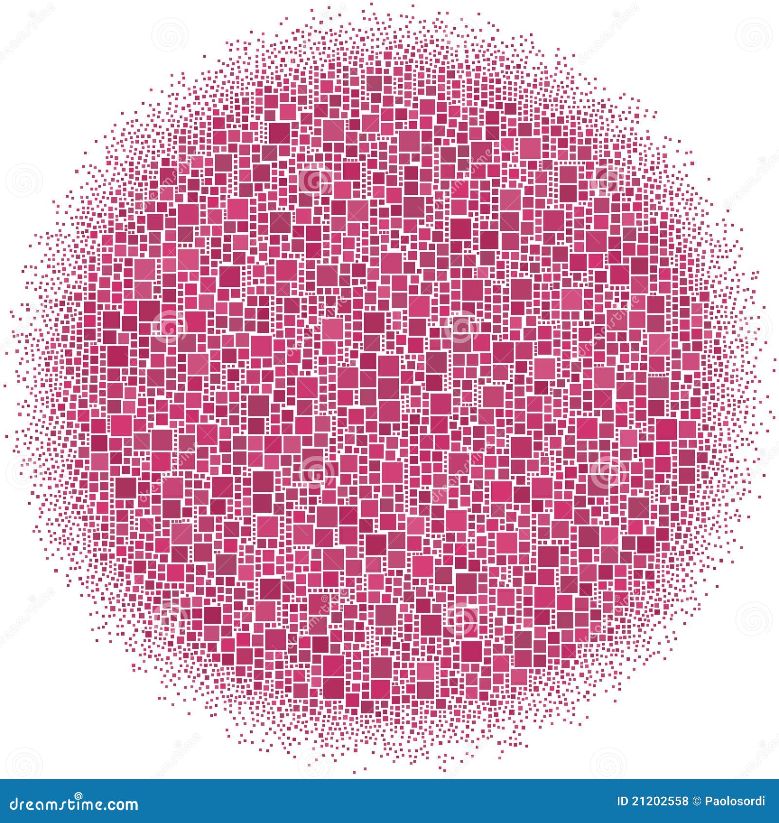 Cloud of squares stock vector. Illustration of pattern - 21202558