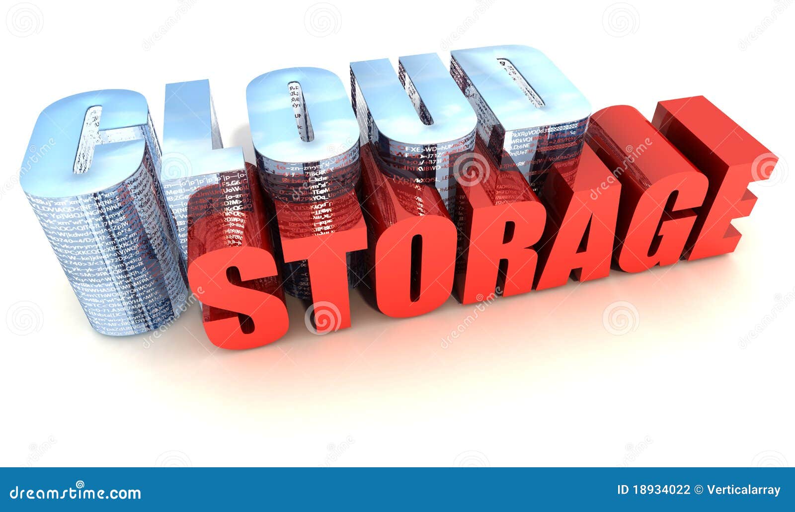 Cloud Storage stock illustration. Illustration of gigabyte - 18934022