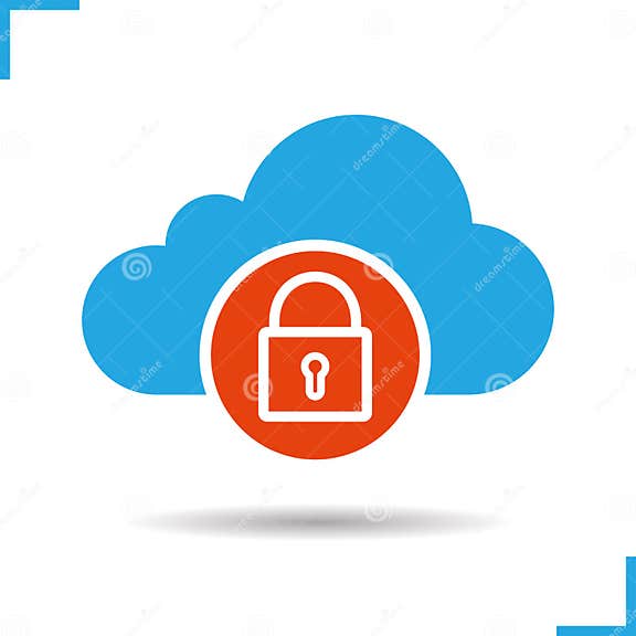 Cloud Storage Access Denied Icon Stock Vector - Illustration of closed ...