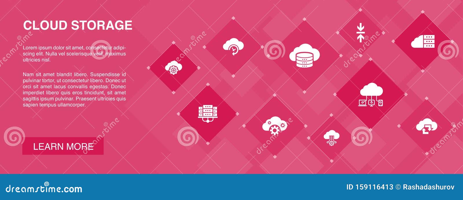 STORAGE Banner On Colorful Background Cartoon Vector | CartoonDealer ...