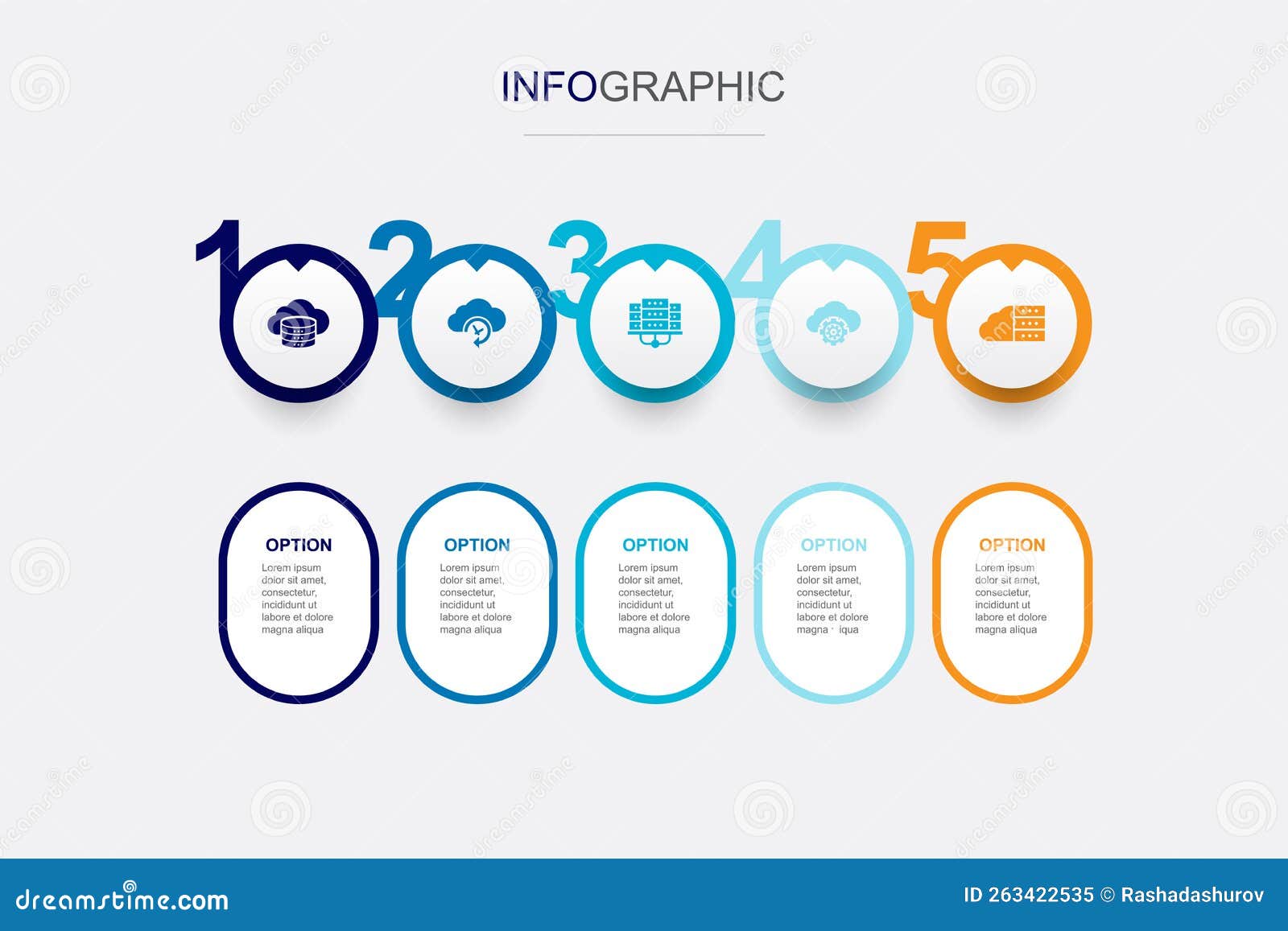 Cloud Storage, Cloud Backup, Data Center Stock Vector - Illustration of ...
