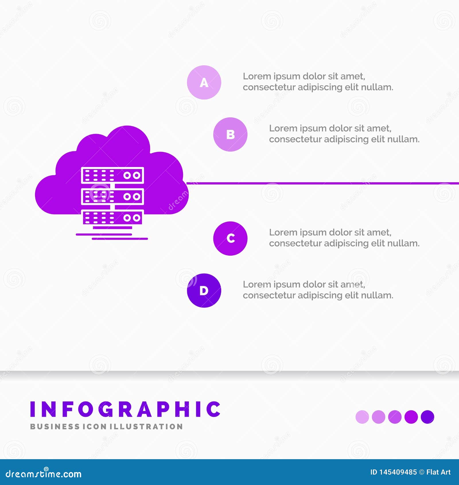 Cloud, Storage, Computing, Data, Flow Infographics Template for Website and Presentation. GLyph ...