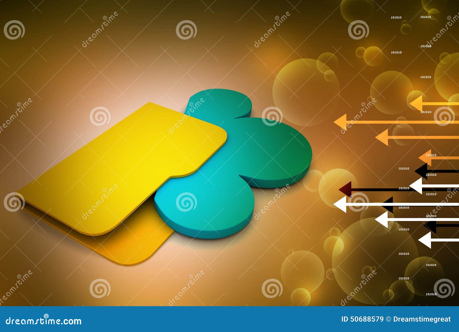Cloud storage concept stock illustration. Illustration of file - 50688579