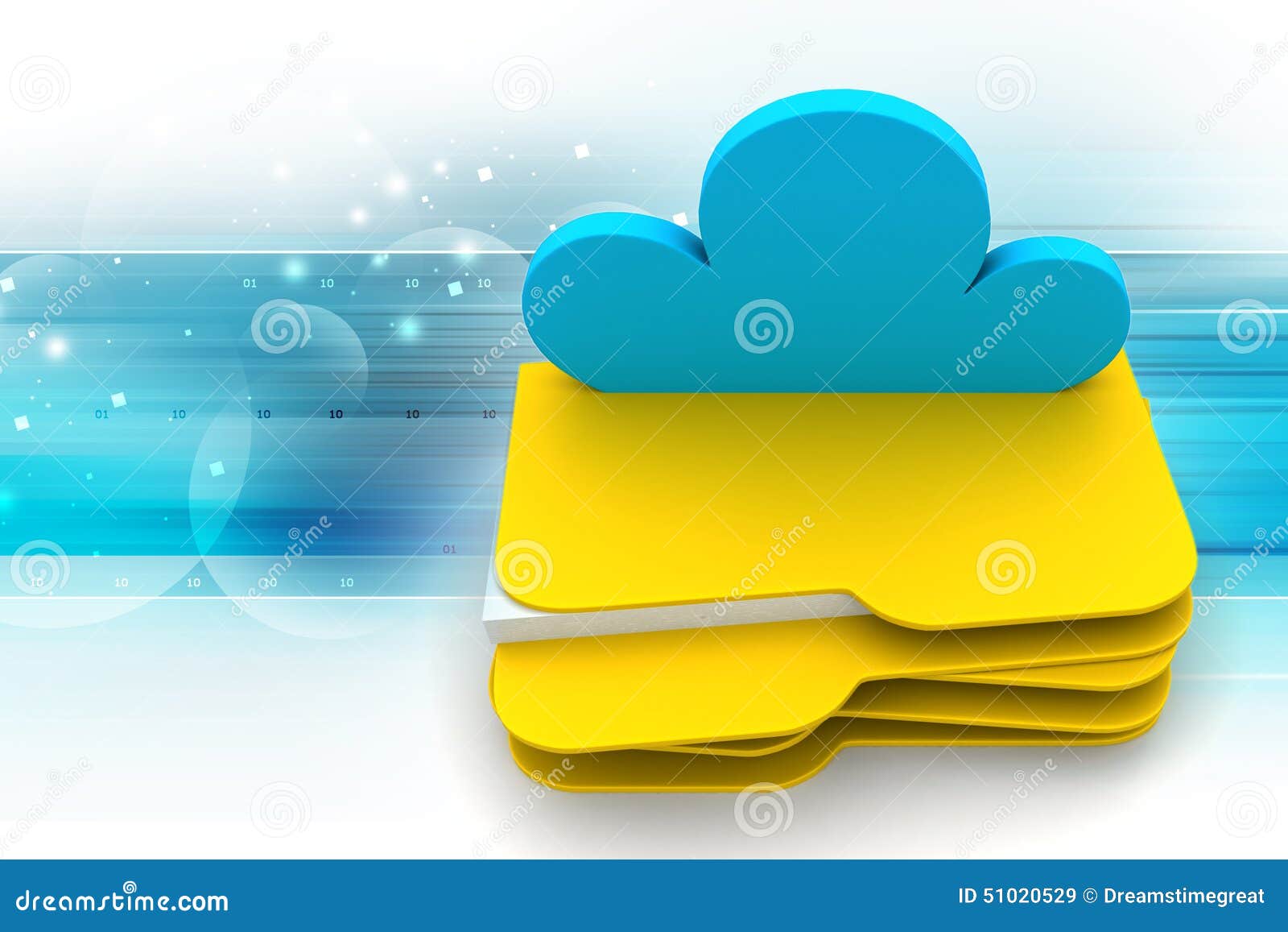 Cloud storage concept stock illustration. Illustration of mobility ...
