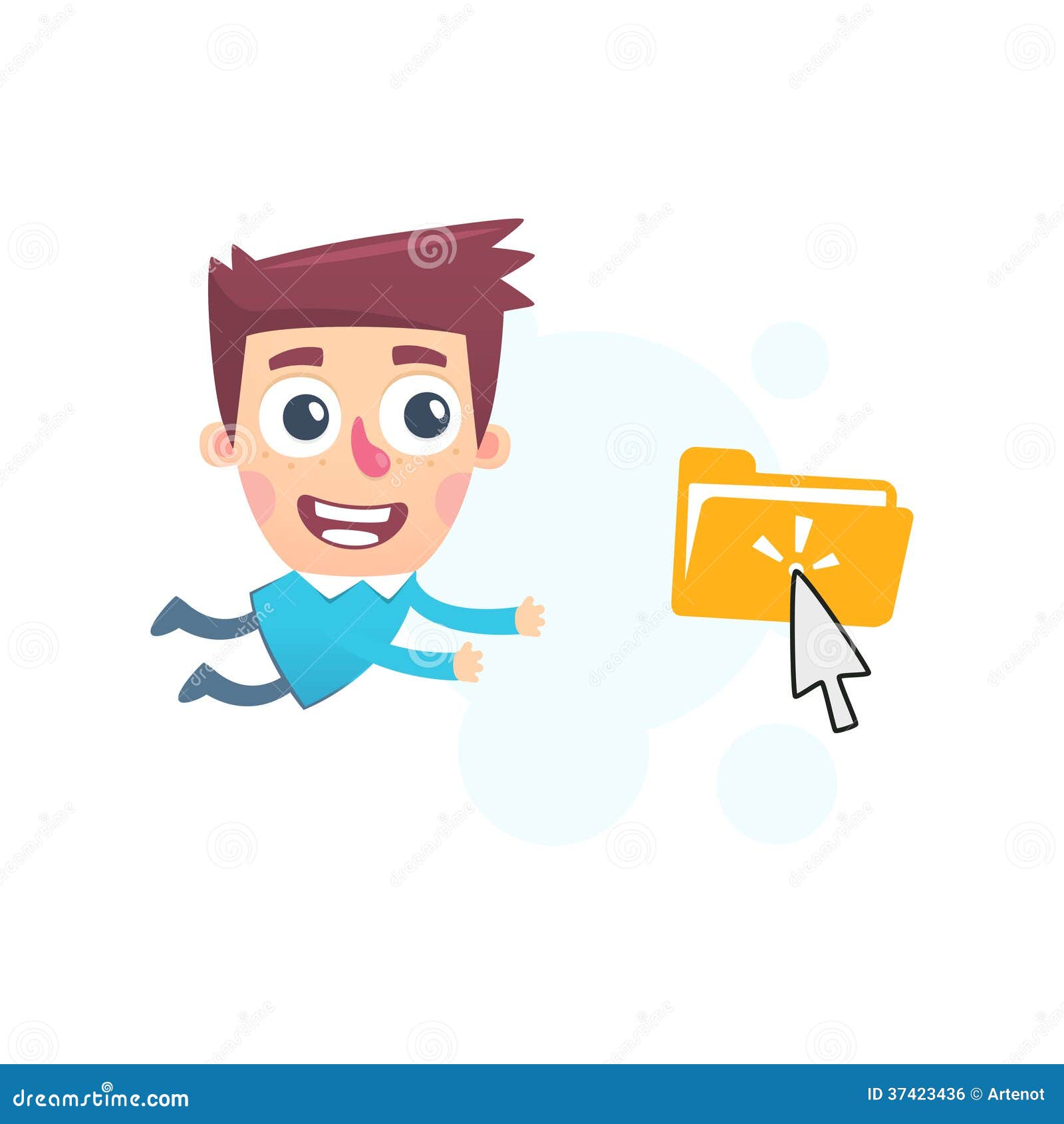 Cloud storage files stock illustration. Illustration of freedom - 37423436