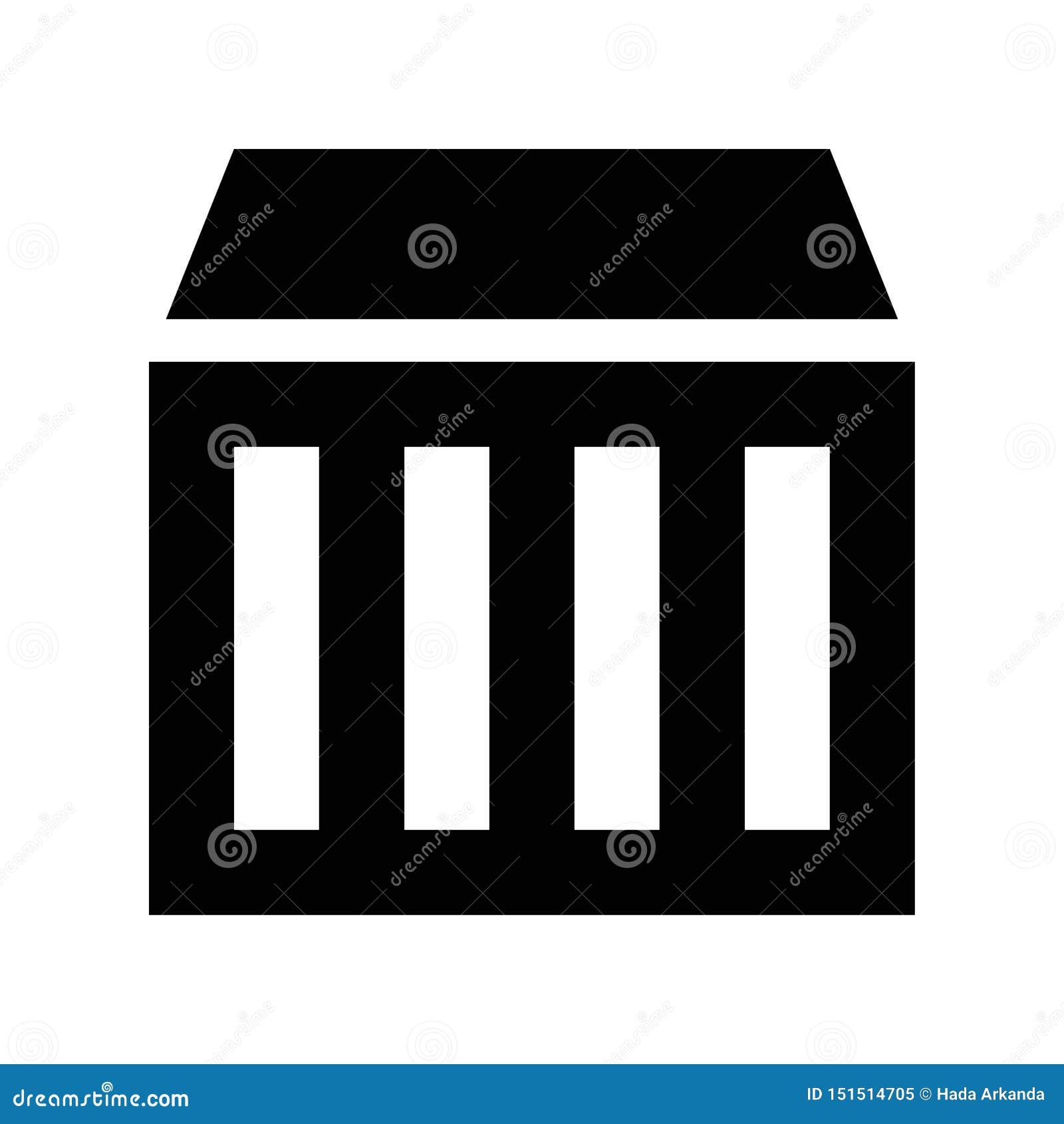 Cloud Storage Hardware Server Icon or Logo Illustrator Stock ...