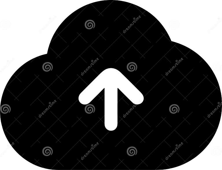 Cloud Storage Icon Symbol Vector Image. Illustration of the Database ...
