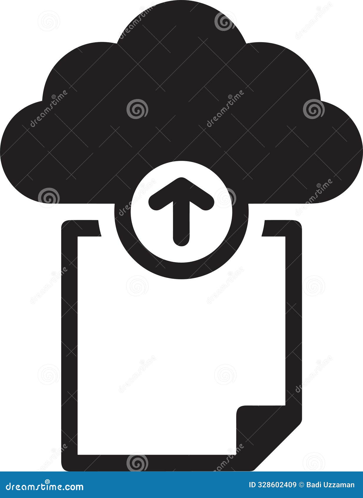 Cloud Storage Icon Symbol Vector Image. Illustration of the Database ...