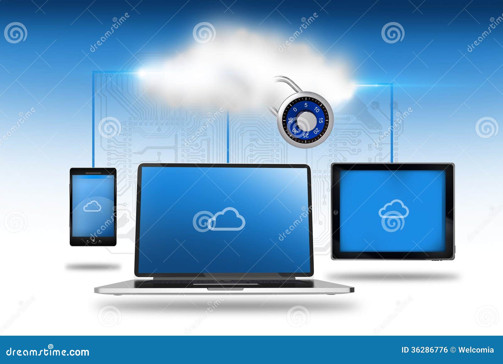 Cloud Storage Illustration stock illustration. Illustration of ...