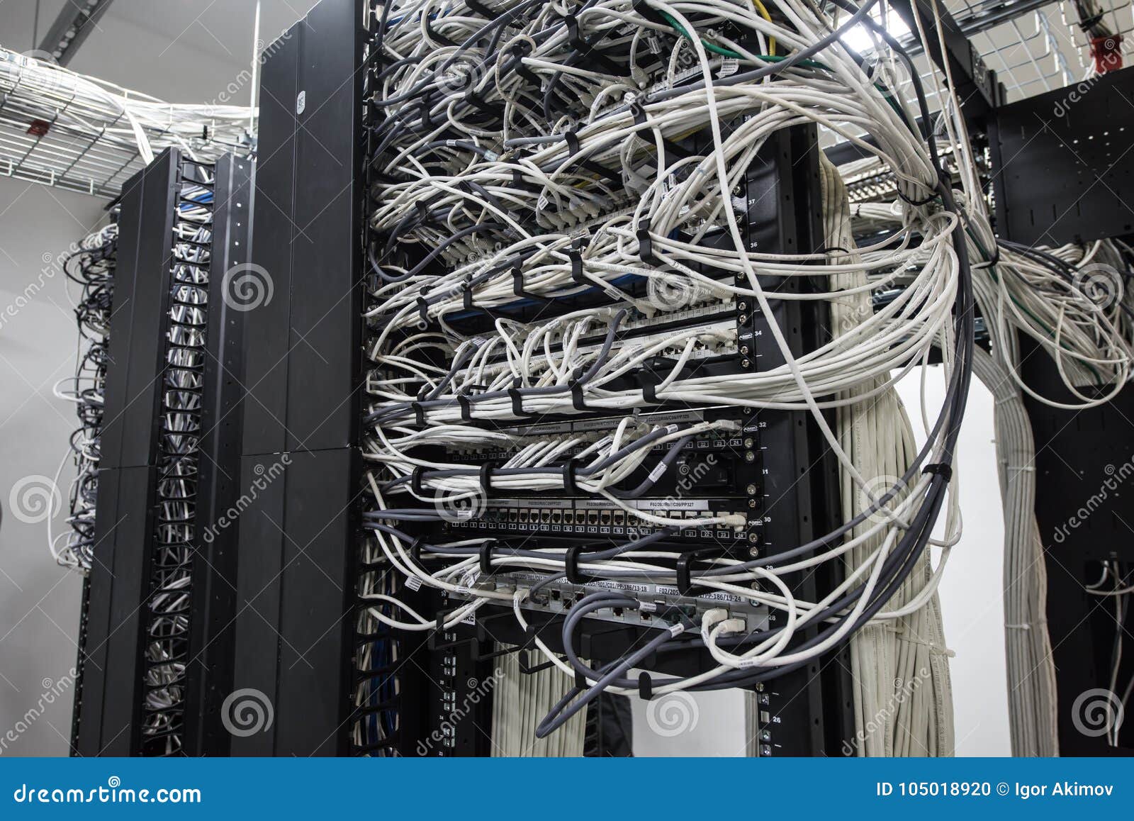 Cloud Storage of a Large Data Center Stock Photo - Image of industrial ...