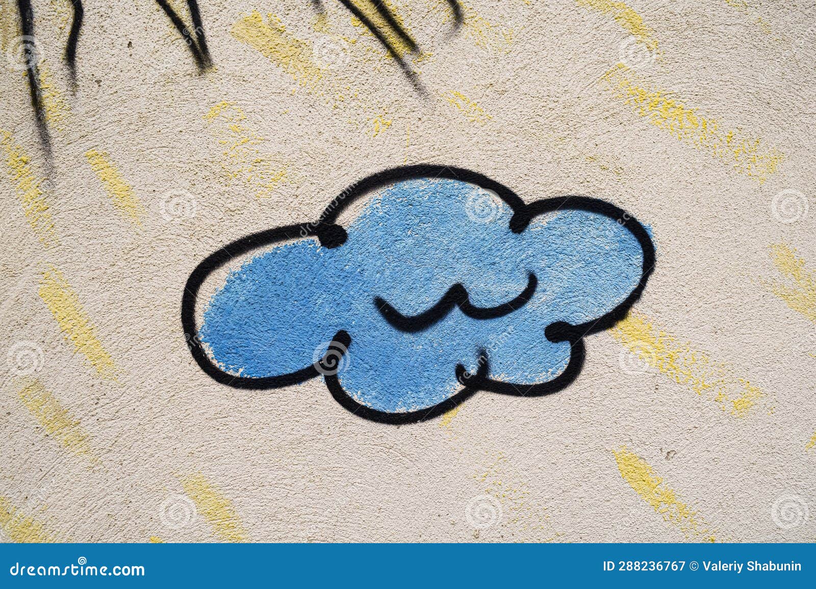 Cloud stock image. Image of drawing, pattern, graffiti - 288236767