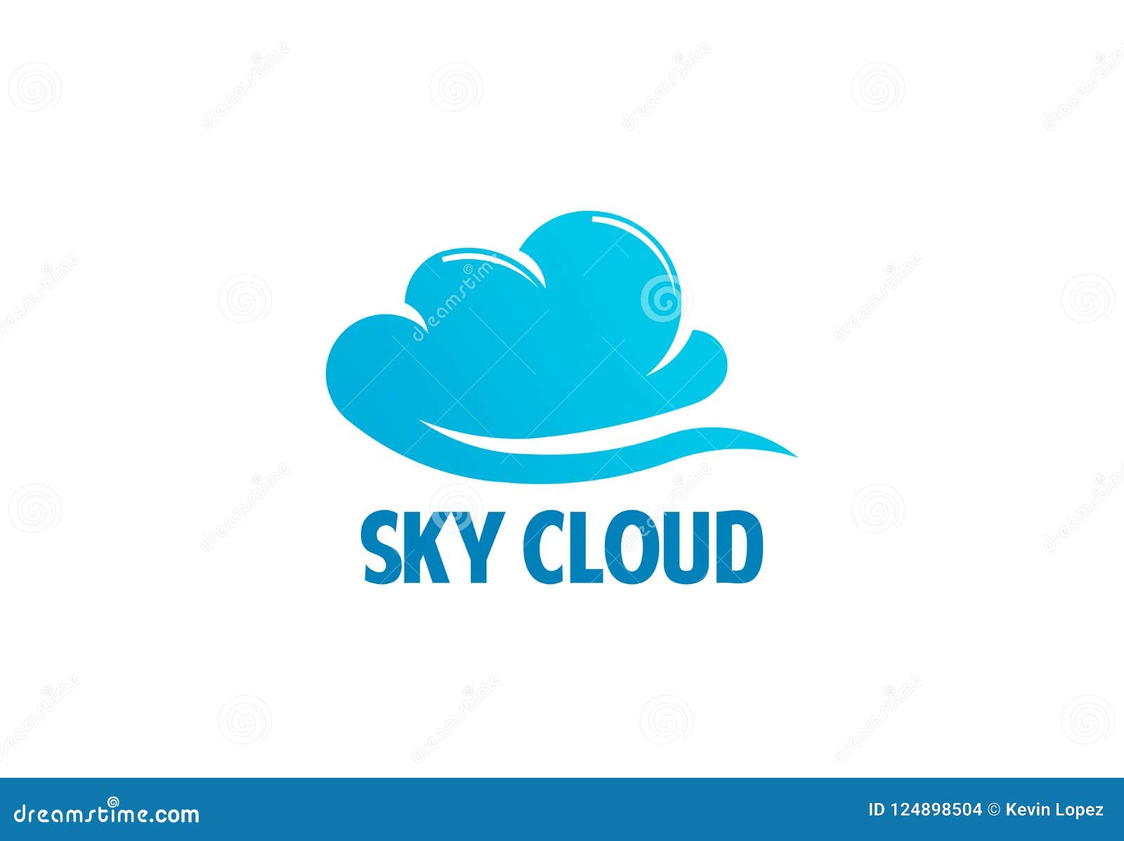Cloud Stylish Vector Logo Symbol Stock Vector - Illustration of graphic ...