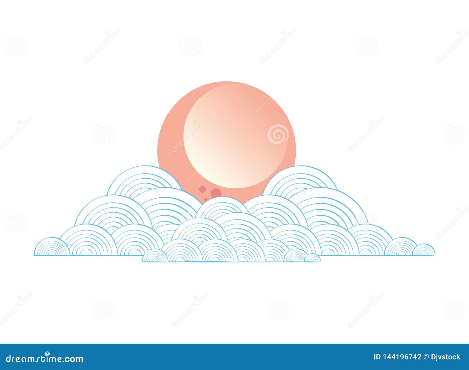 Cloud Sun Day Sky Sunlight Design Stock Illustration - Illustration of ...