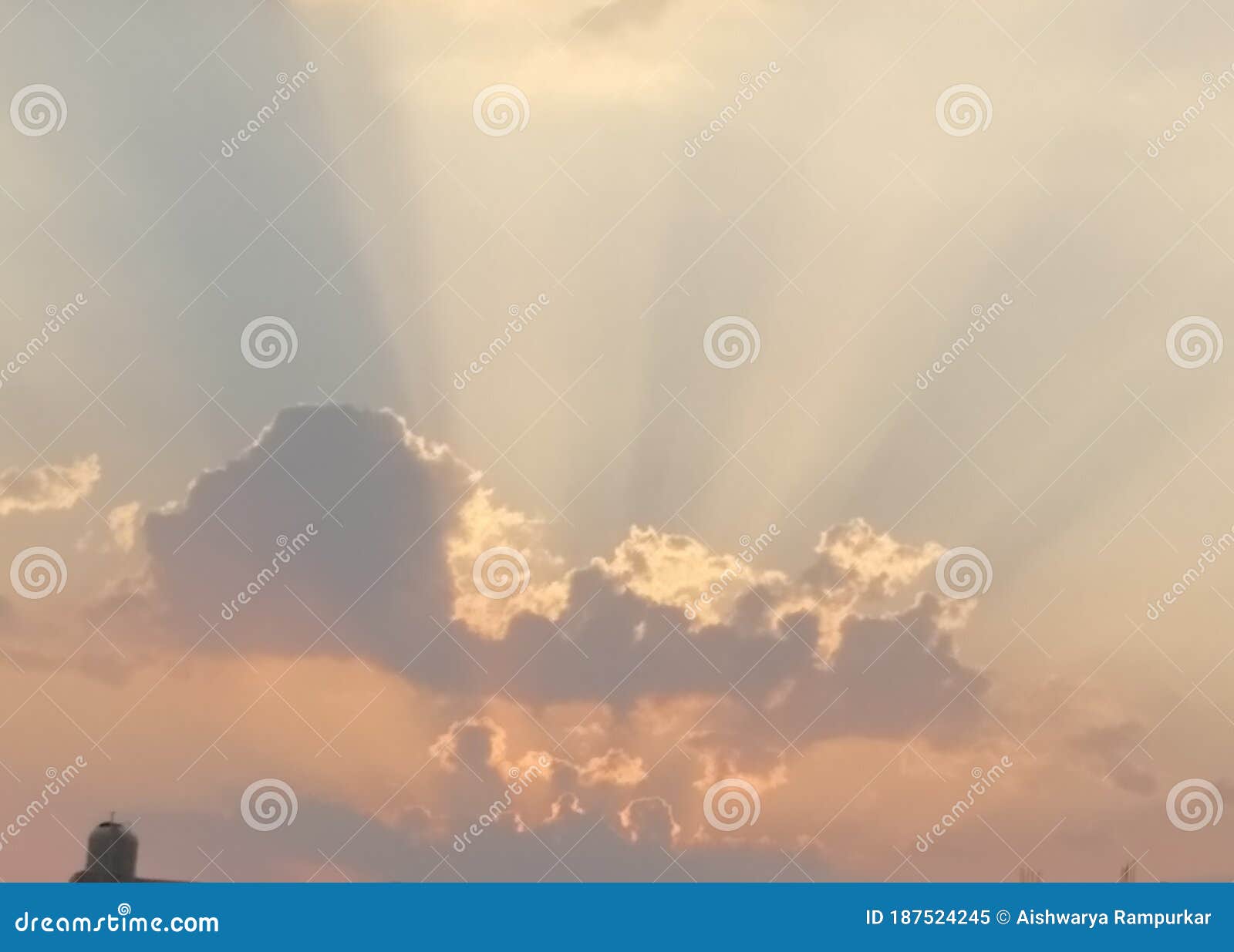 Cloud, Sun, Rays, Orange, Devotional, Nature Stock Image - Image of ...