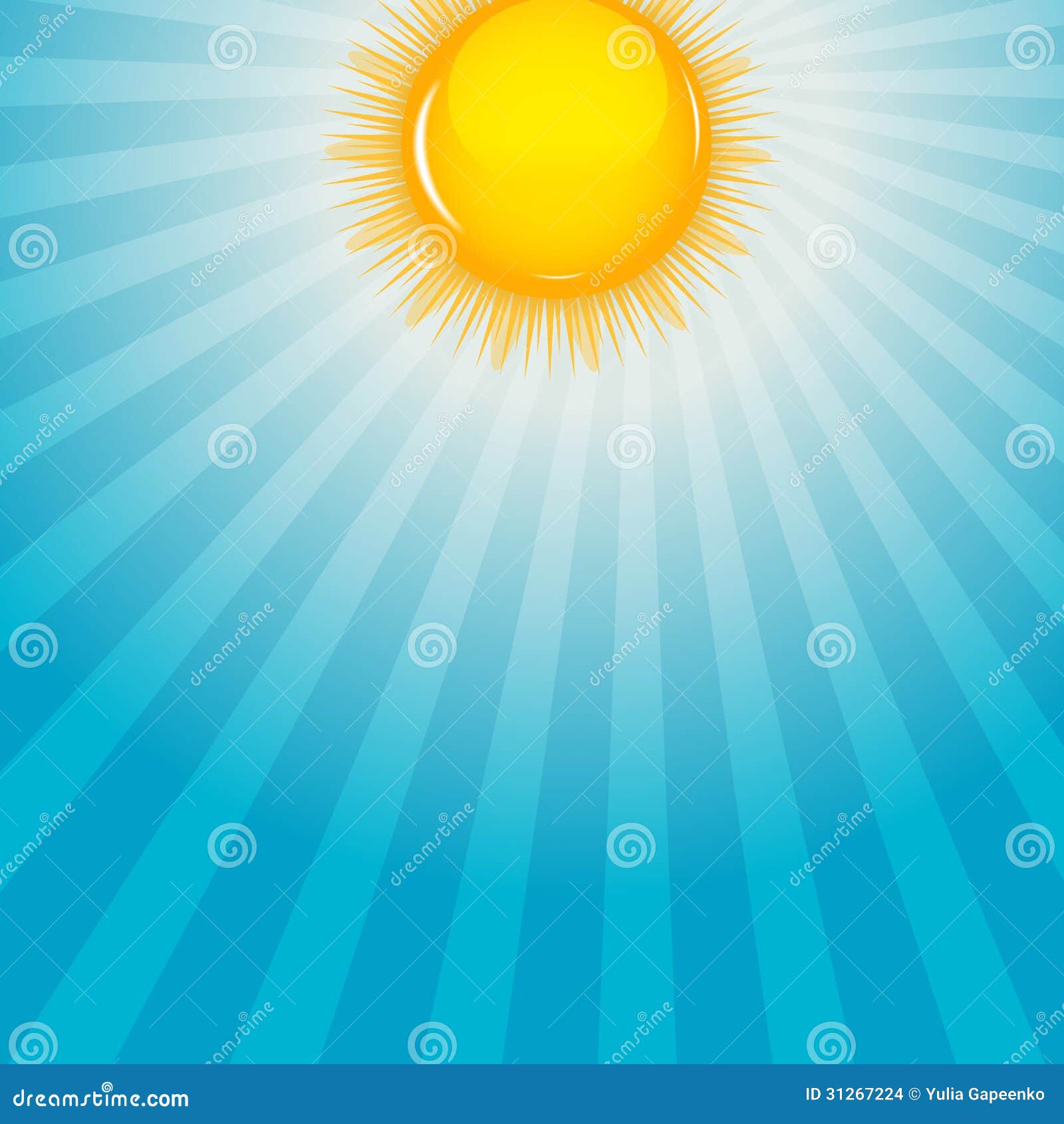 Cloud and Sunny Background Vector Illustration Stock Vector ...