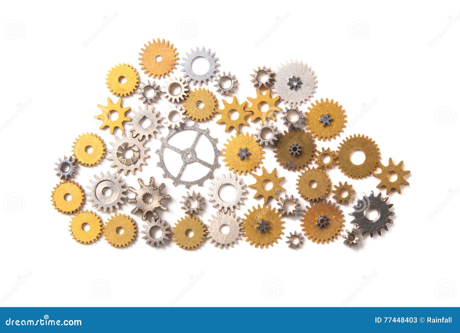 Cloud Symbol Composed with Cogs Stock Image - Image of equipment ...