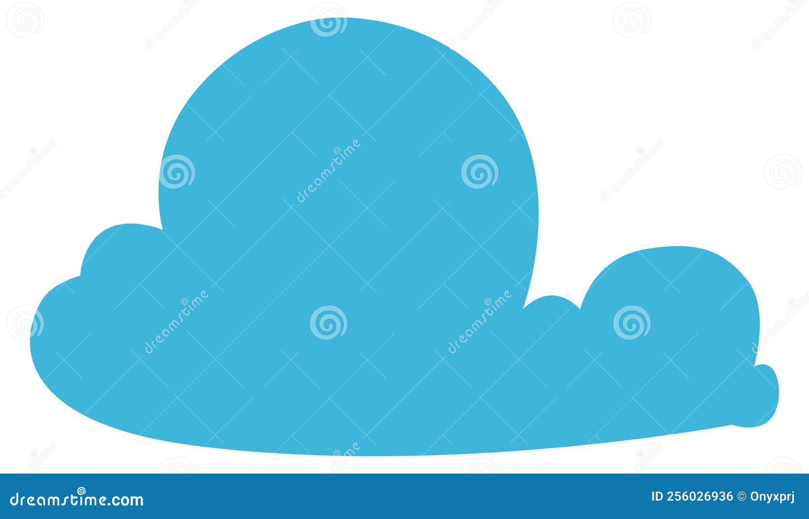 Cloud Symbol. Decorative Sky Element Stock Vector - Illustration of ...